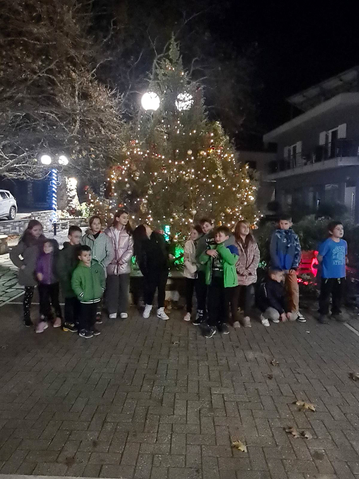 "Άναψαν" το Χριστουγεννιάτικο δένδρο στην Ποταμιά Αγιάς - Χώρα Αγιά