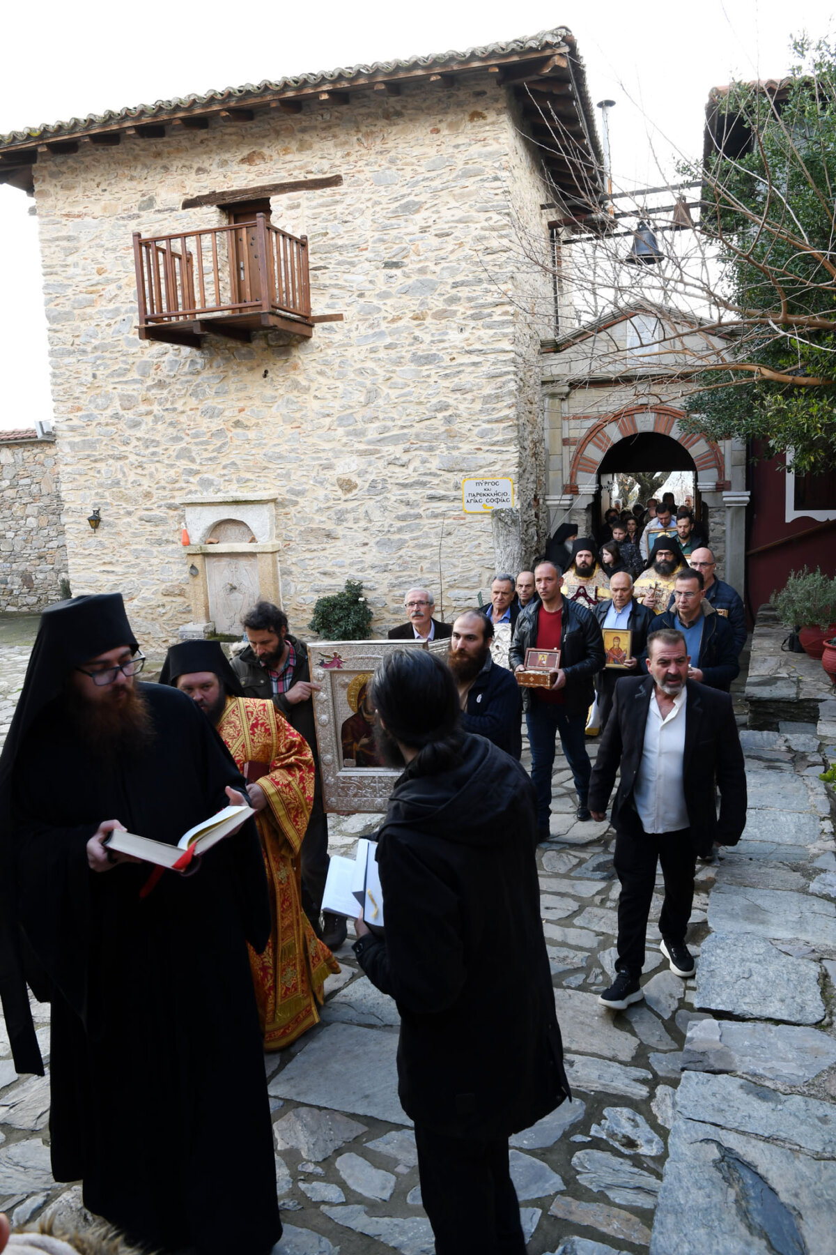 Η Κυριακή της Ορθοδοξίας στην Ιερά Μονή Αγίου Παντελεήμονος Αγιάς ...