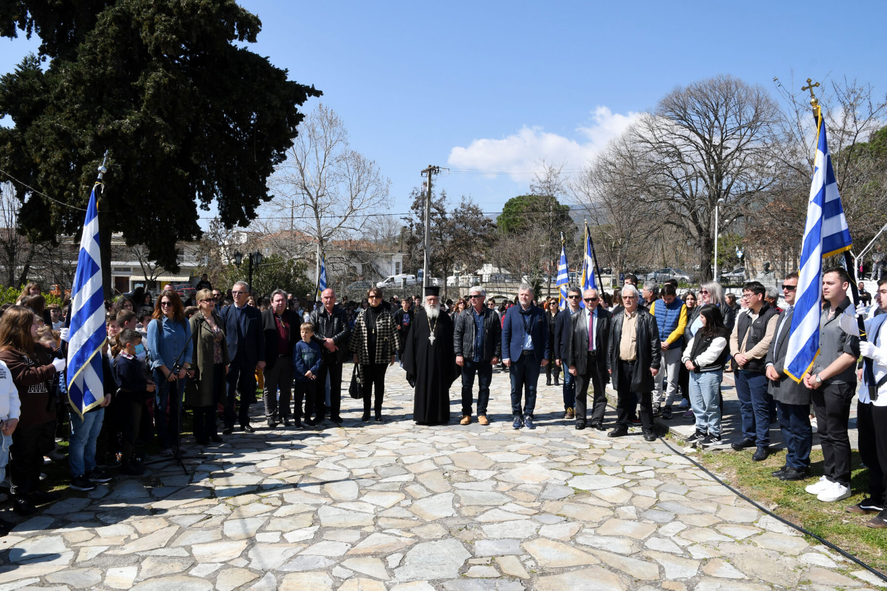 Οι μαθητές της Αγιάς τίμησαν την Εθνική Επέτειο - Χώρα Αγιά