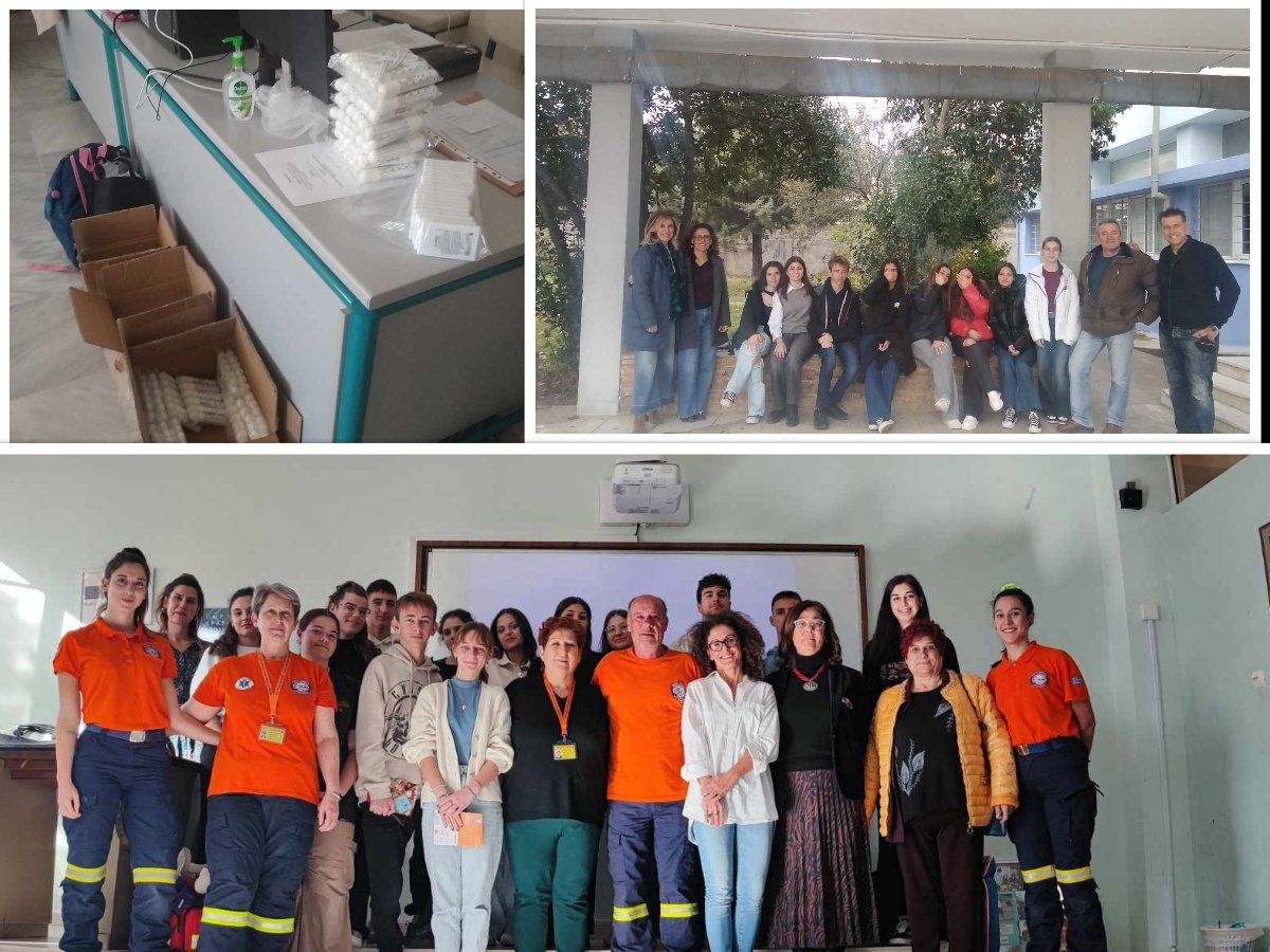 Εντυπωσιάζει με τις δράσεις της η Εθελοντική Ομάδα του Λυκείου Αγιάς ...