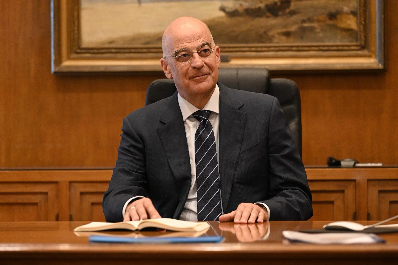Ο Νίκος Δένδιας στην κοπή πίτας ΔΕΕΠ και ΟΝΝΕΔ Λάρισας - Χώρα Αγιά