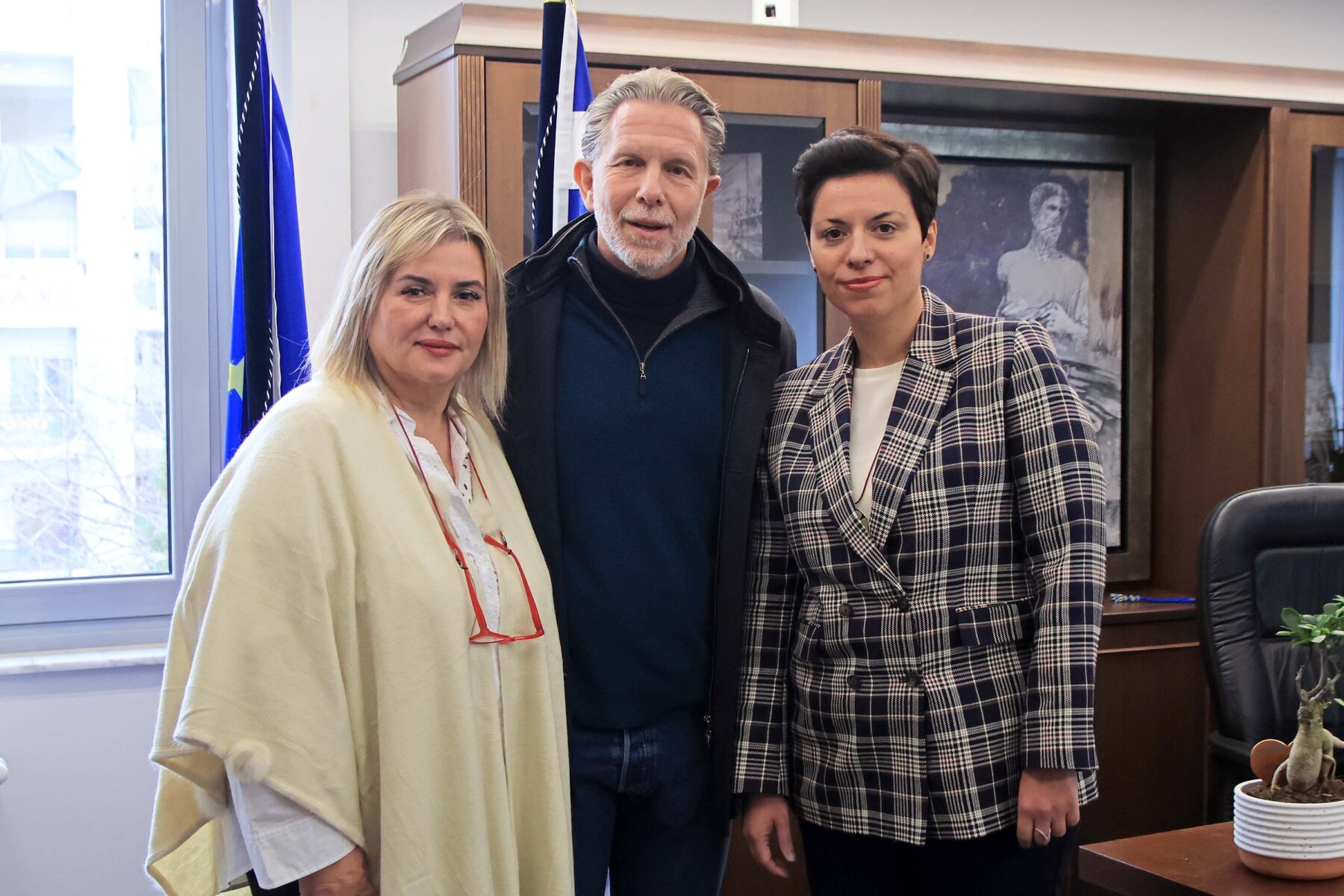 Συνάντηση Γαλλιού και Τσαγανού με Παύλο Γερουλάνο - Χώρα Αγιά